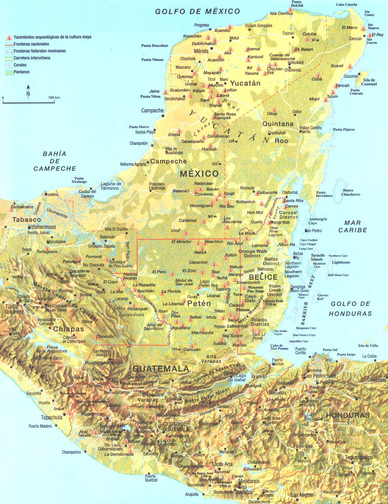 Maya map Maya map